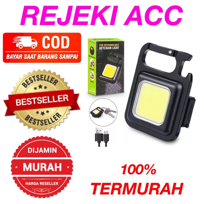 Jual KEYCHAIN LIGHT Lampu Senter mini LED Tahan Air Keychain Gantungan ...
