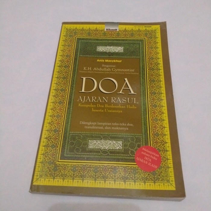 Jual Buku Doa Ajaran Rasul - Kumpulan doa berdasarkan Hadis beserta ...
