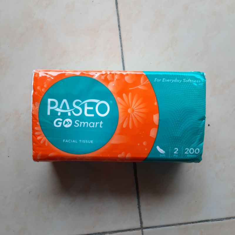 Jual TISU PASEO GO SMART 200 SHEETS/ 2PLY MURAH | Shopee Indonesia