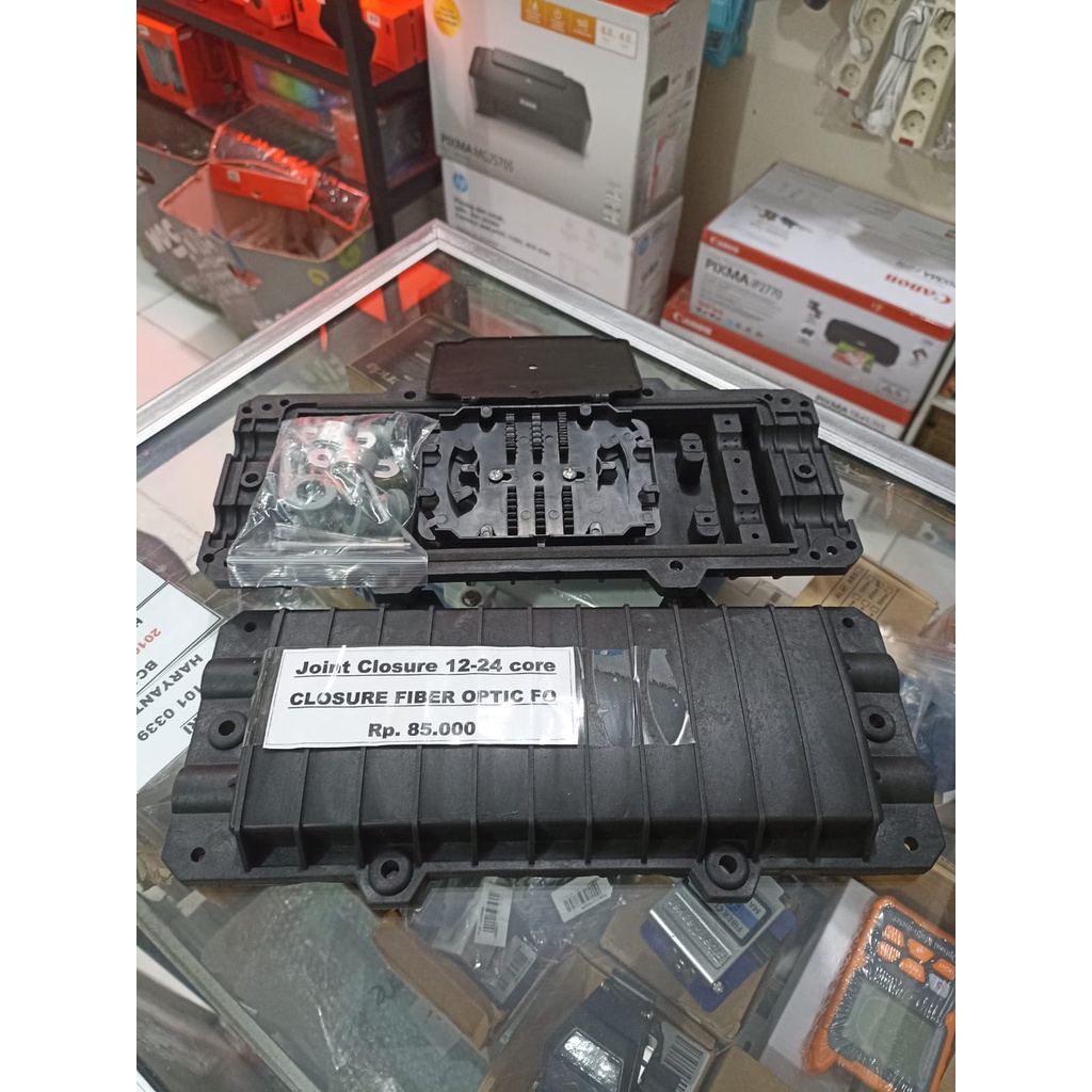 Jual JOIN CLOSURE 12 CORE - 24 CORE INLINE MINI JOINT CLOSURE | Shopee ...