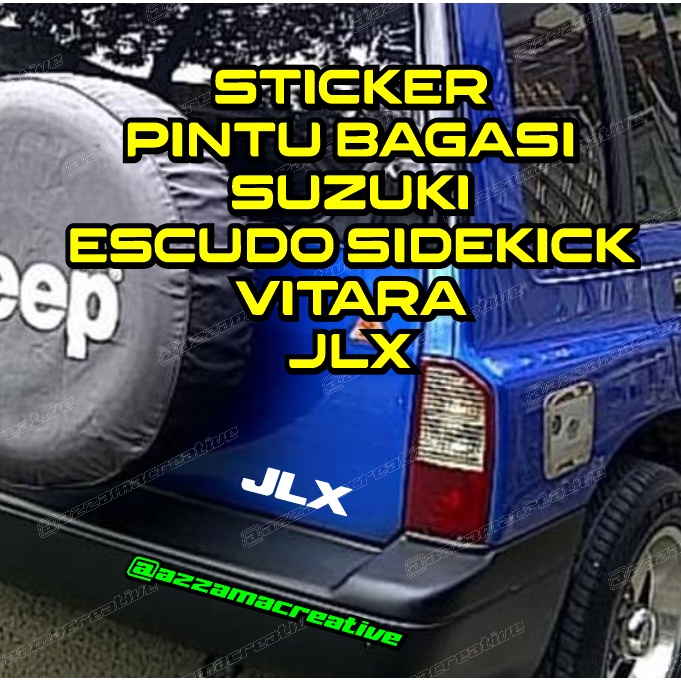 Jual Stiker Suzuki Escudo JLX Vitara Sidekick | Shopee Indonesia