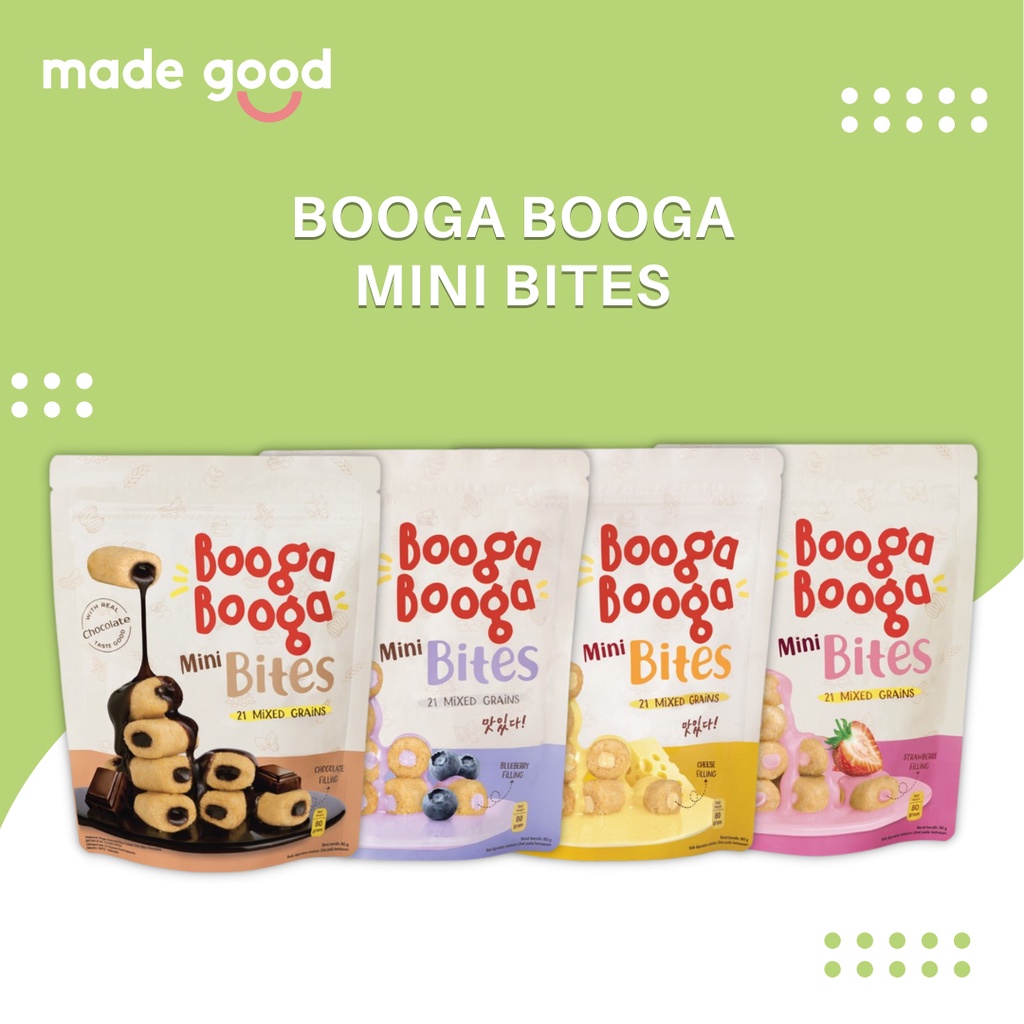 Jual Booga Booga Mini Bites 80gr Healthy Snack Choco Cheese Berry ...