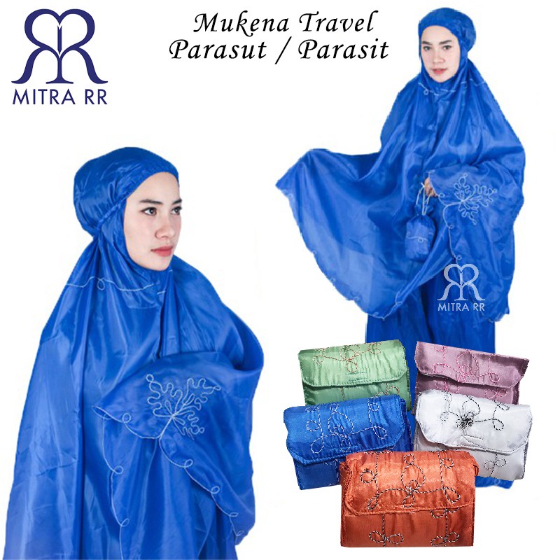 Jual Mukena Travel AB Dewasa Abutay Abutai Parasut Parasit Murah / Oleh ...