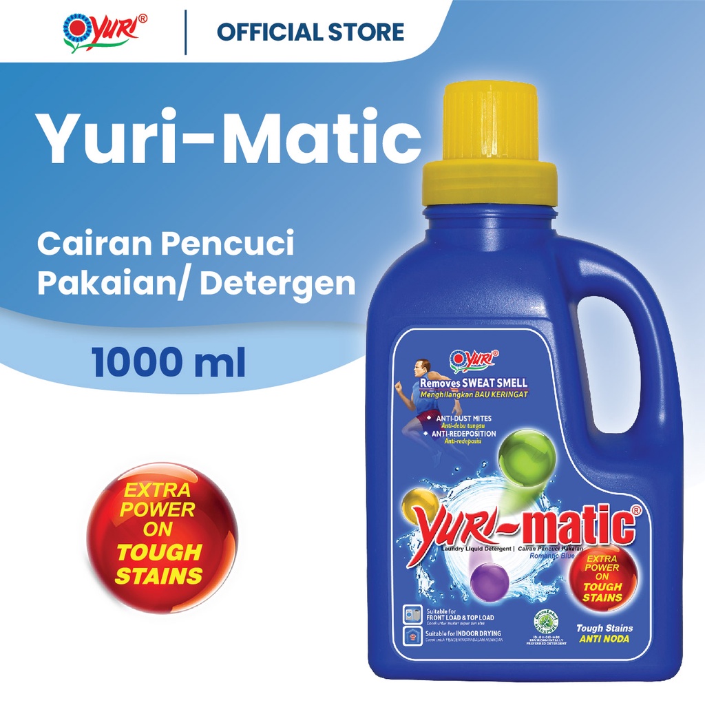 Jual Yuri Matic Deterjen Pakaian 1 kg | Shopee Indonesia
