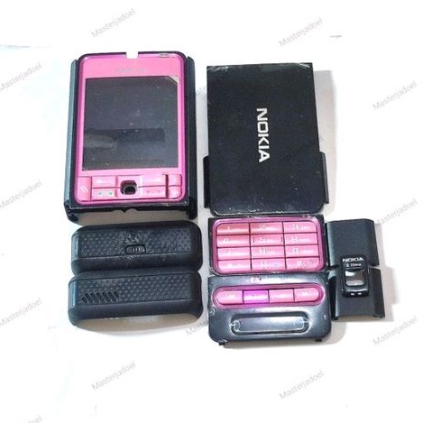 Jual Casing Nokia 3250 Fullset - N3250 Pink hitam. | Shopee Indonesia