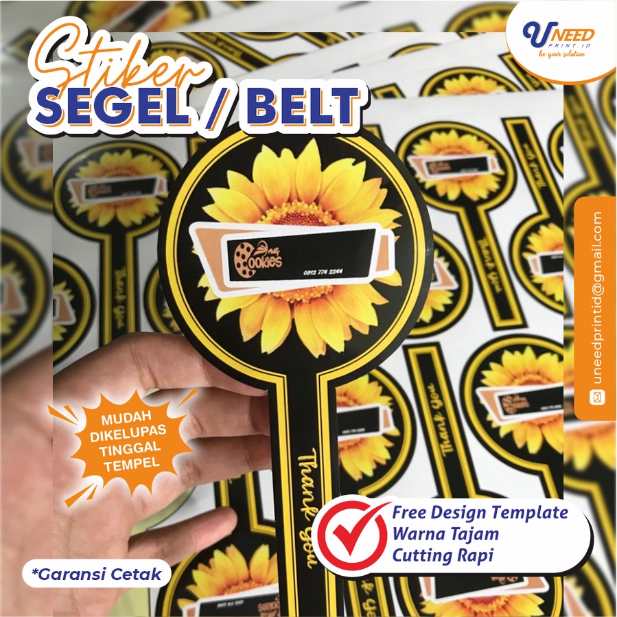 Jual STICKER SEGEL/LIDAH FREE DESIGN - Cetak Sticker Segel A3+ Cutting ...