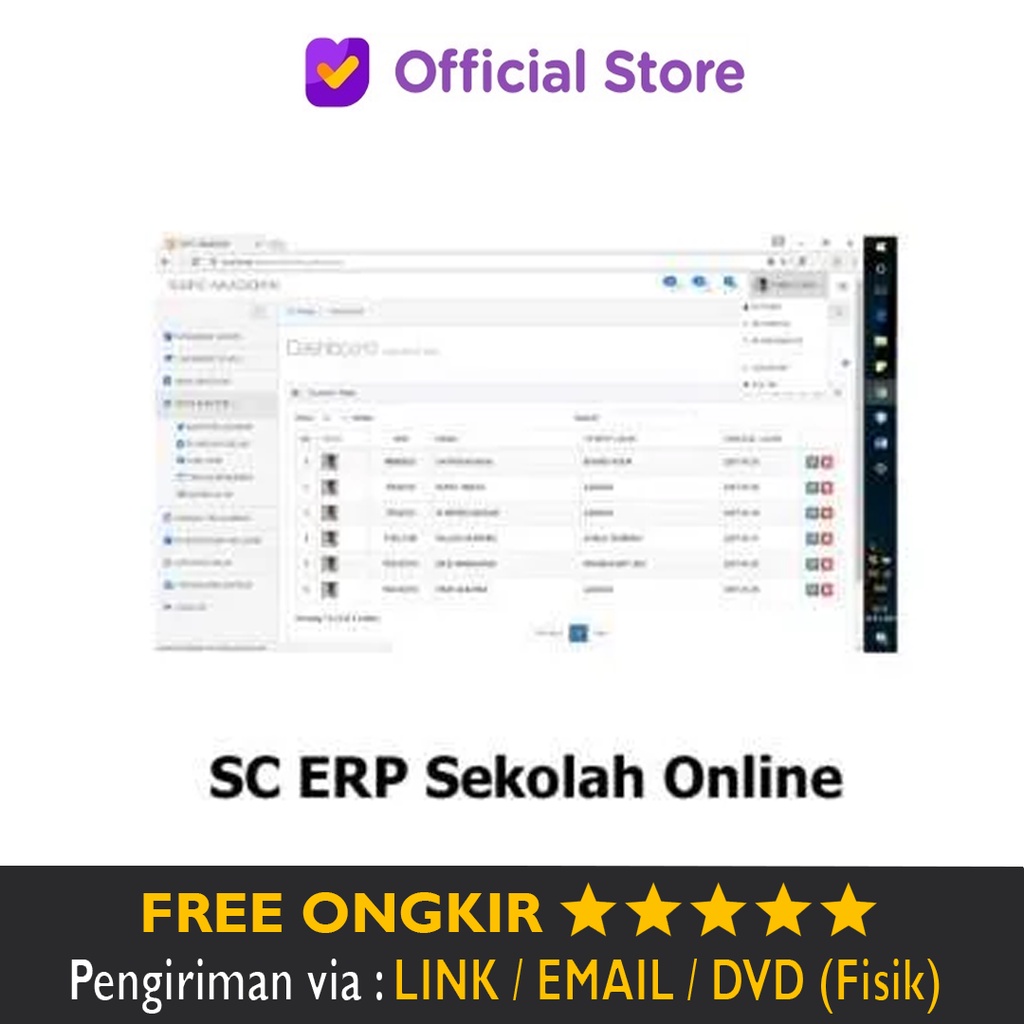 Jual Source Code ERP Untuk Sekolah Online Berbasis PHP – SD SMP SMK SMA SMEA MTSN dll | Shopee ...