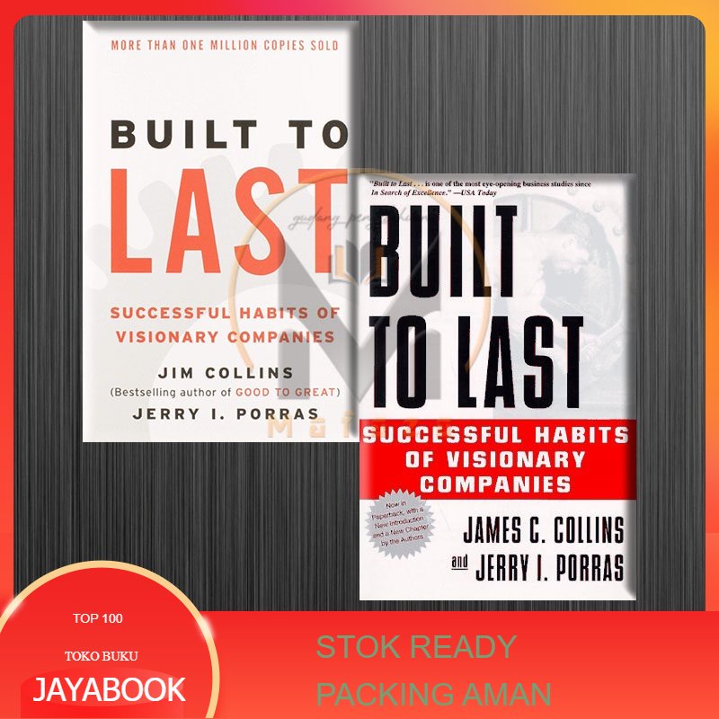 Jual Buku Built to Last: Successful Habits of Visionary Companies by Jim Collins | Shopee Indonesia