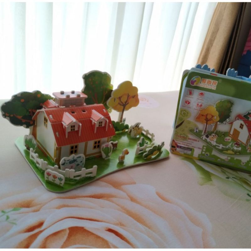 Jual PART 1 PUZZLE 3D DIY UKURAN KECIL / 3D PUZZLE DIY JIGSAW MAINAN ...