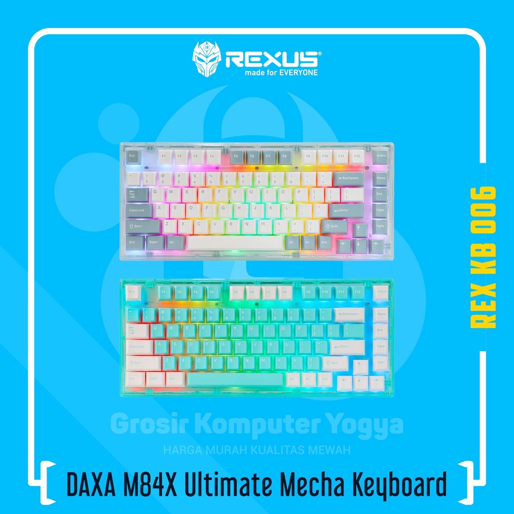 Jual Rexus DAXA M84X Ultimate 3 Mode Connection Mechanical Gaming ...