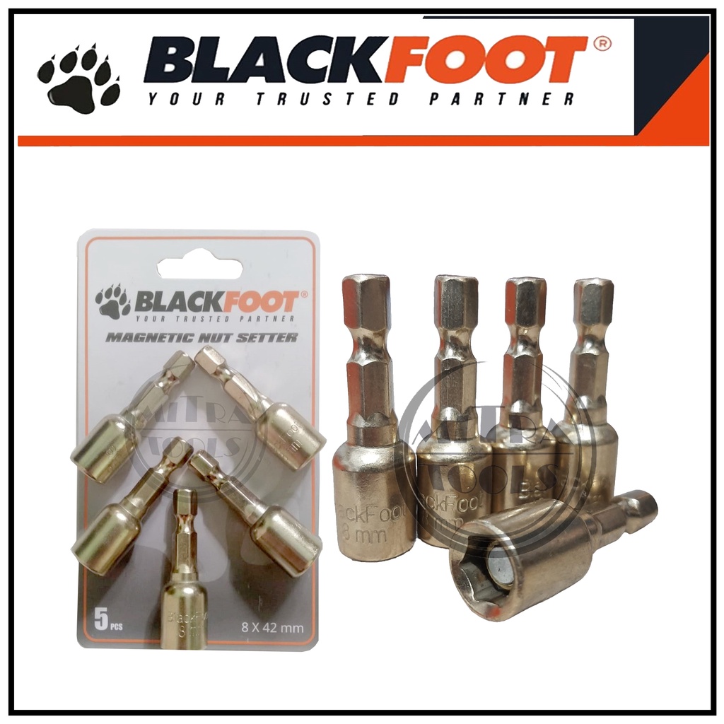 Jual BLACKFOOT Mata Baut Roofing Pendek 8 x 42mm Magnetic Hex Socket ...