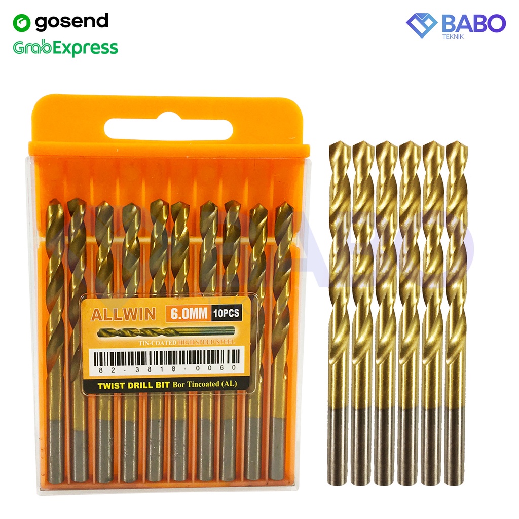 Jual Allwin Mata Bor besi HSS Kuning 6.5 mm 6.5mm (Per Pcs) | Shopee ...