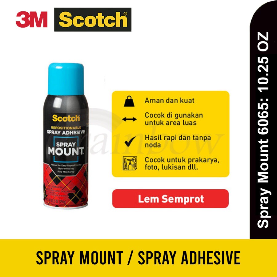 Jual 3M Spray Mount Adhesive 6065 (Lem Semprot) | Shopee Indonesia