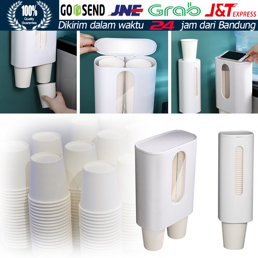 Jual Tempat Gelas Plastik Dispenser / Paper Cup Dispenser Plastic ...