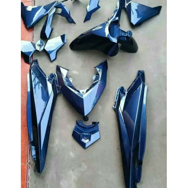 Jual Cover full body halus vario 125/150 old led th 2015-2017 biru ...