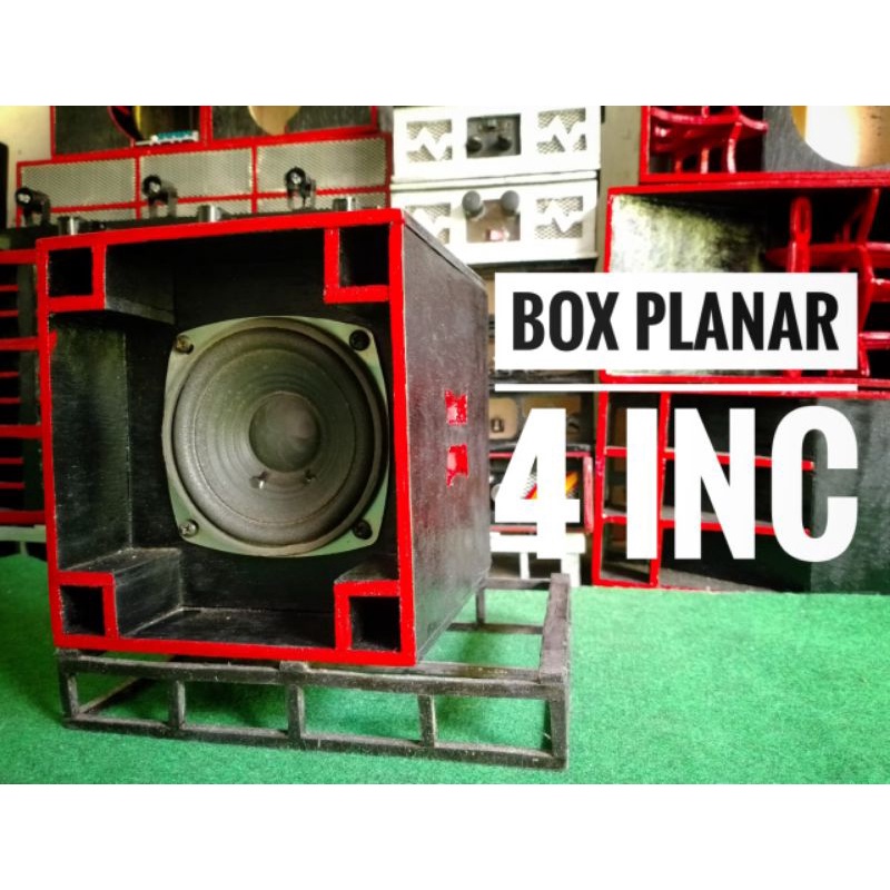 Jual box planar / box miniatur sound system / box 4 inch / miniatur ...