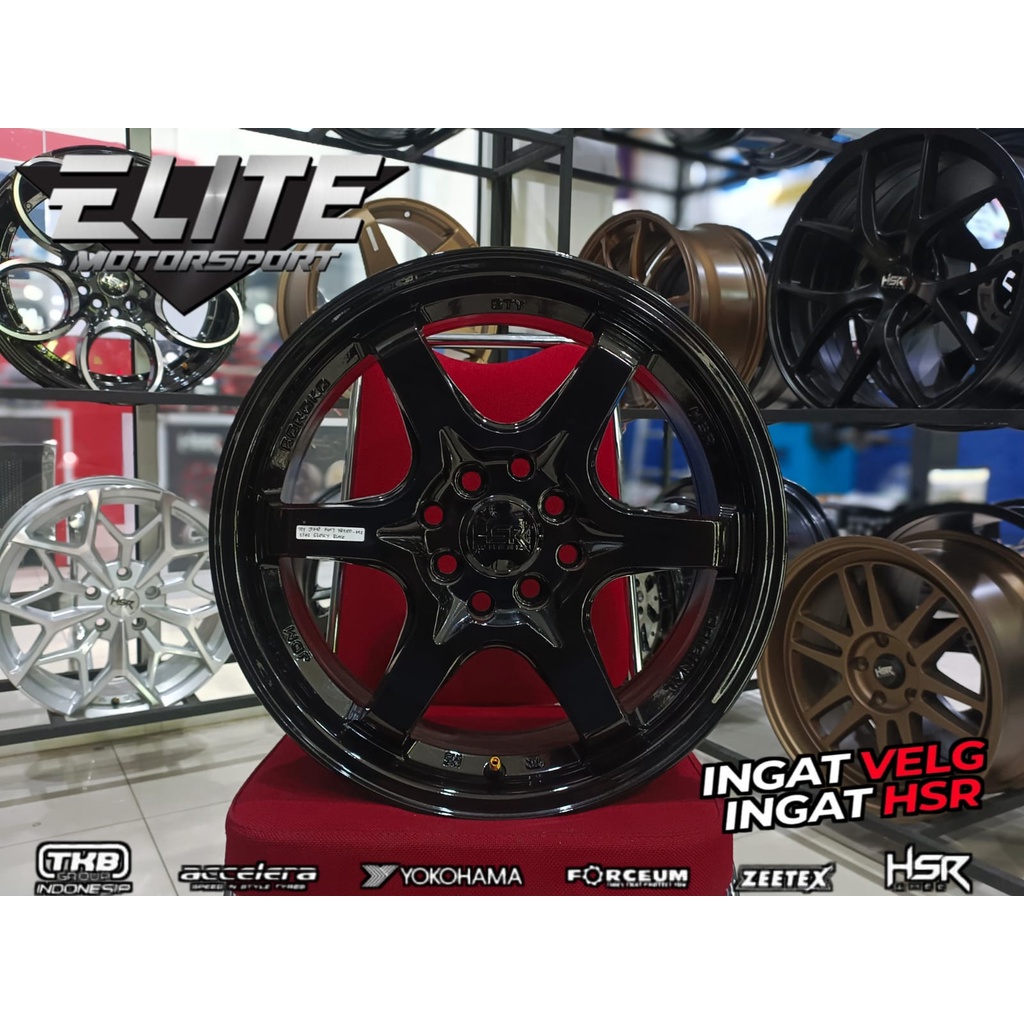 Jual Velg Racing HSR Model Work TE37 Ring 16 Lubang 4 Velg Mobil Avanza Xenia Kijang, Gratis ...