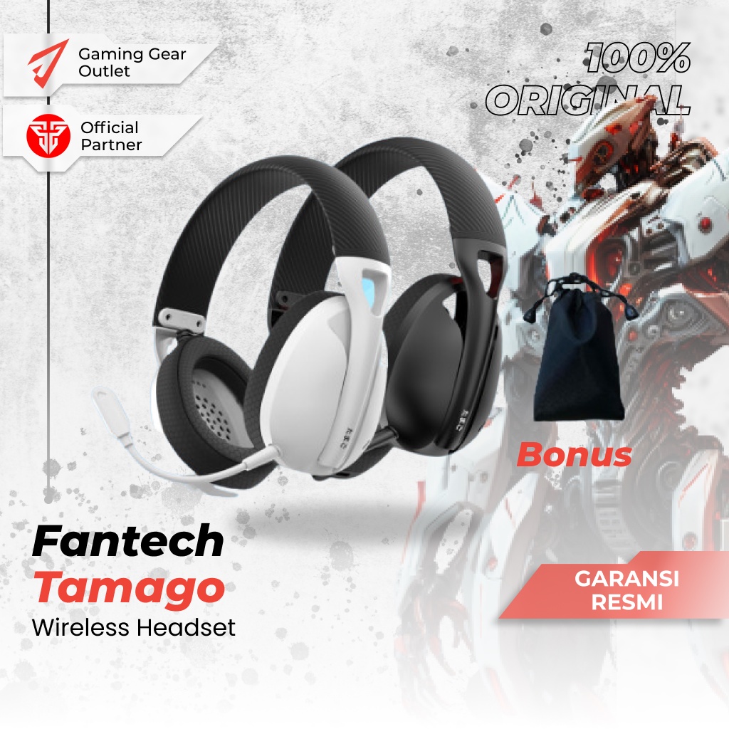 Jual [100% ORI] Fantech Tamago Wireless Bluetooth Headset Headphone ...