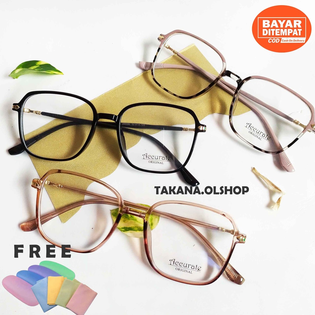 Jual TAKANA - Frame Kacamata Wanita Kotak 20098L | Shopee Indonesia