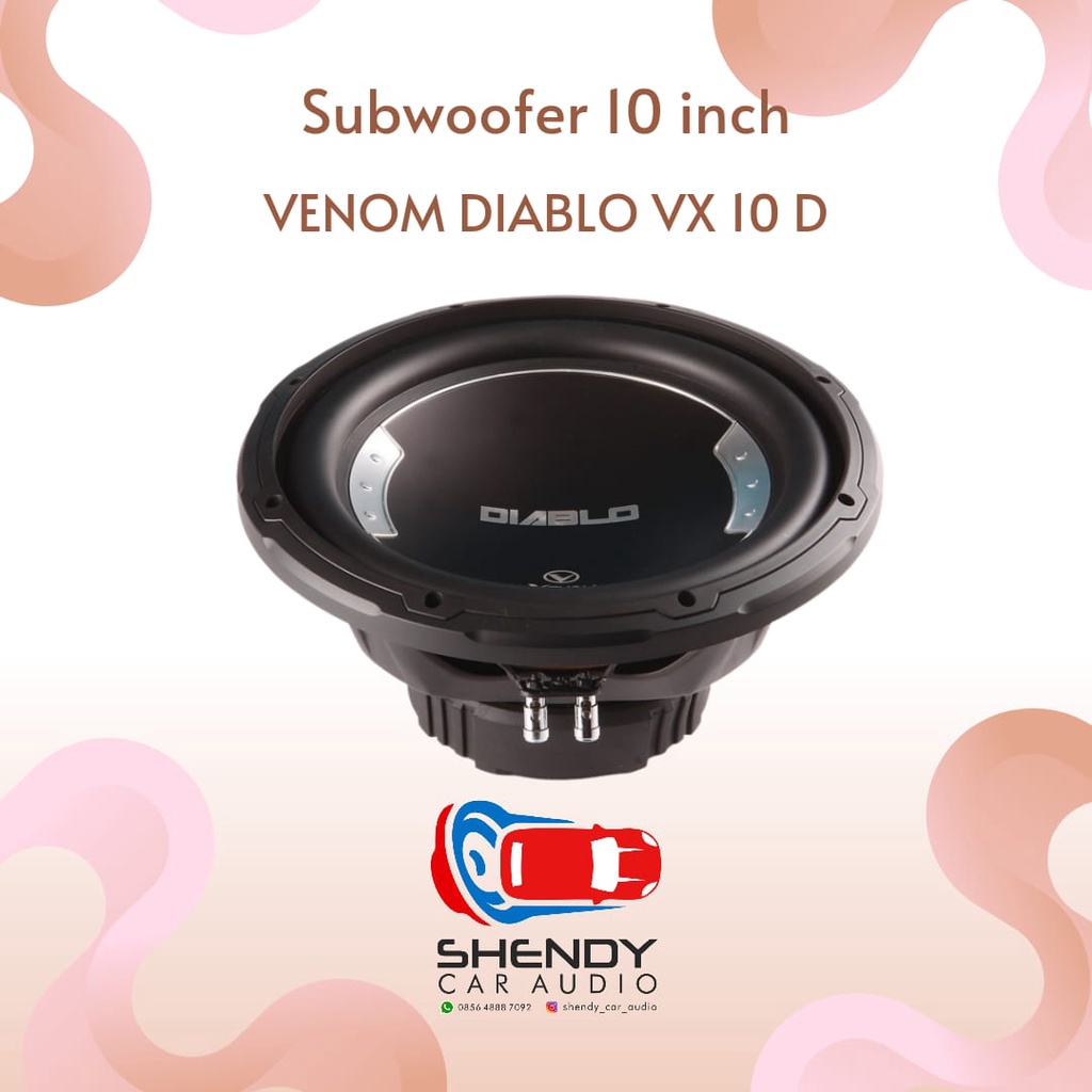 Jual Subwoofer Venom Diablo VX10D Subwoofer Venom Diablo 10 inch VX 10 ...