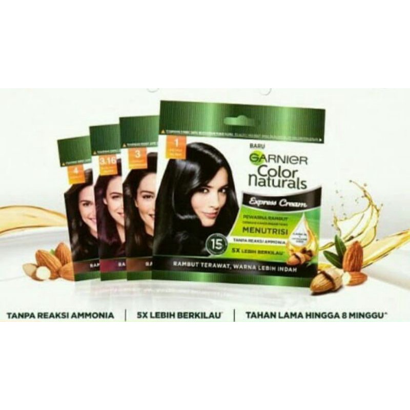 Jual Garnier Color Natural Cat Rambut Sachet | Shopee Indonesia
