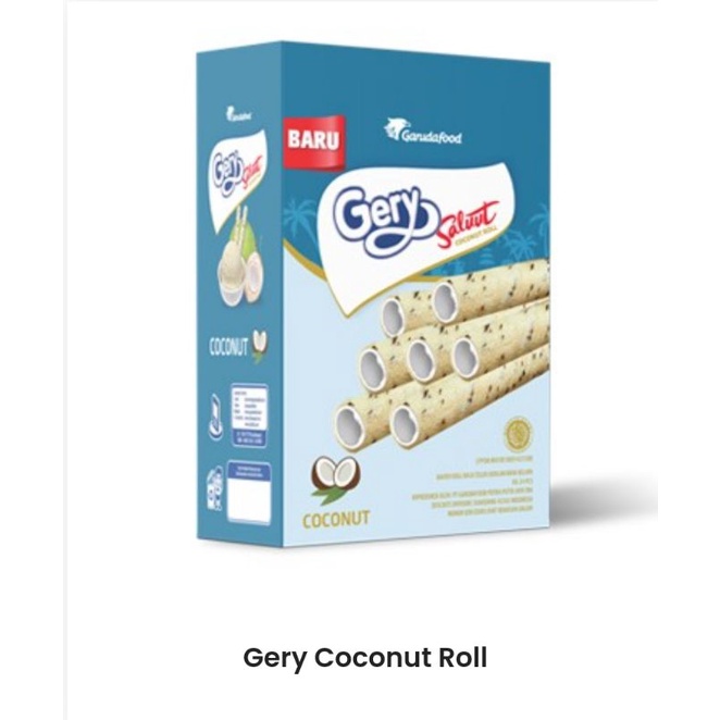 Jual Wafer Stick Gery Salut Coconut Roll | Shopee Indonesia