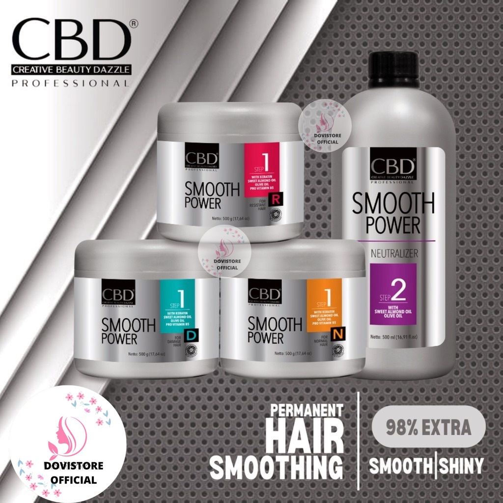 Jual CBD Smooth Power Step 1 Normal Hair, Resistant Hair, Damage Hair ...