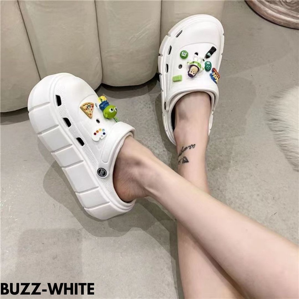 Jual Gypsy - Sandal Wedges Jibbitz Toy Story Kartun Andy Lucu Sandal ...