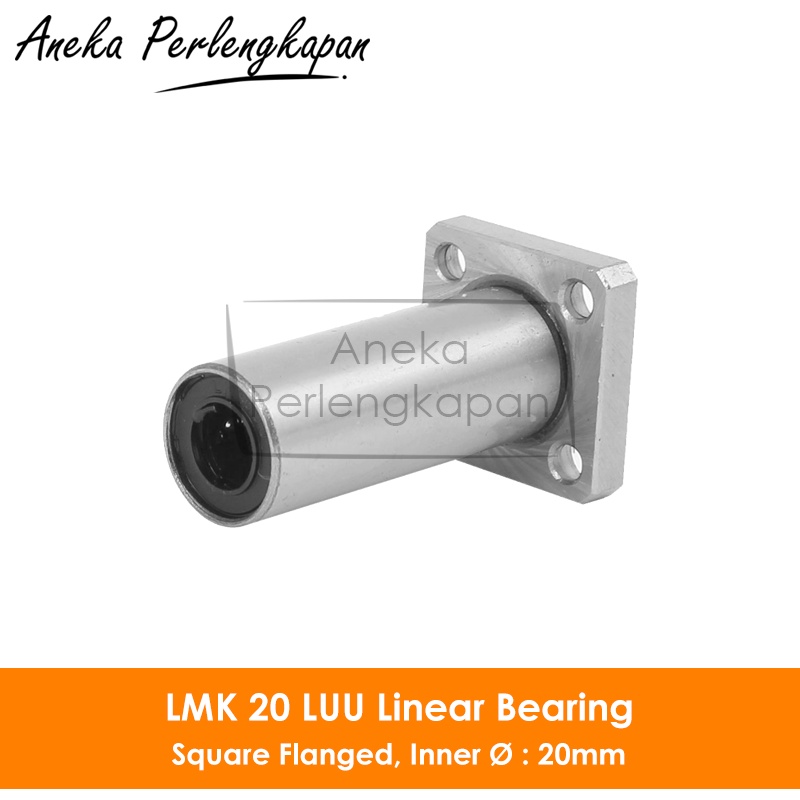 Jual LMK20LUU / LMK 20 LUU Linear Motion Square Flange Bearing | Shopee Indonesia