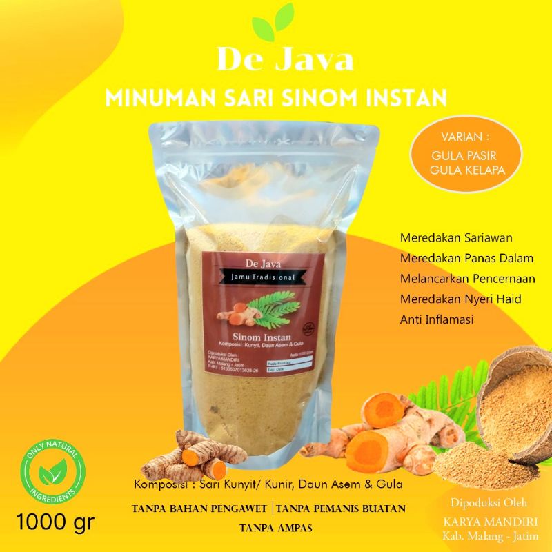 Jual Sinom Instan Dejava Sinom Bubuk Minuman Jamu Tradisional Sari ...