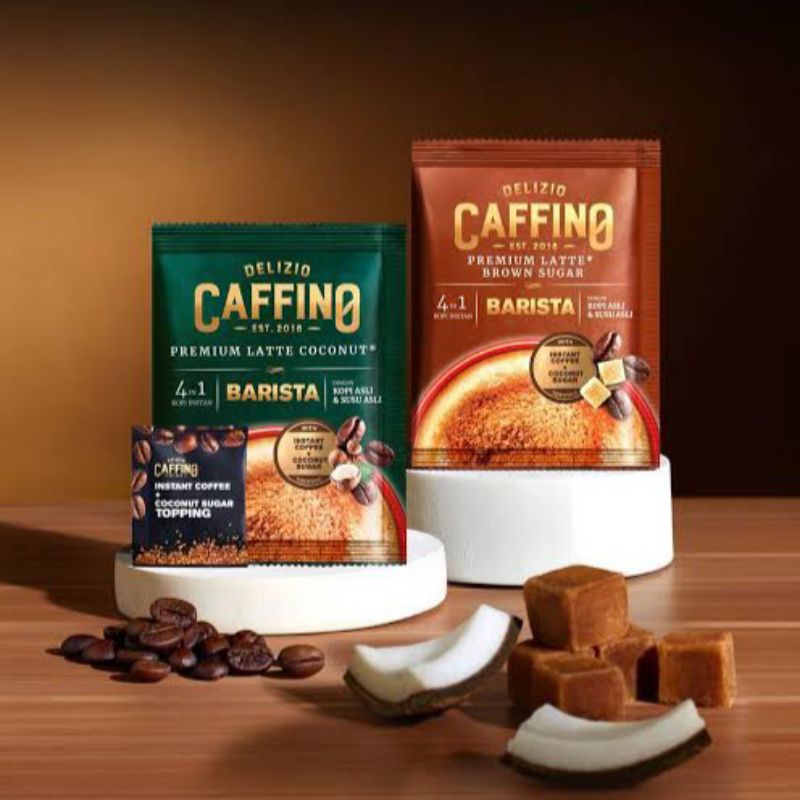 Jual Caffino Barista 4in1 Coconut / Brown Sugar Renceng 10 Sachet 25gr ...