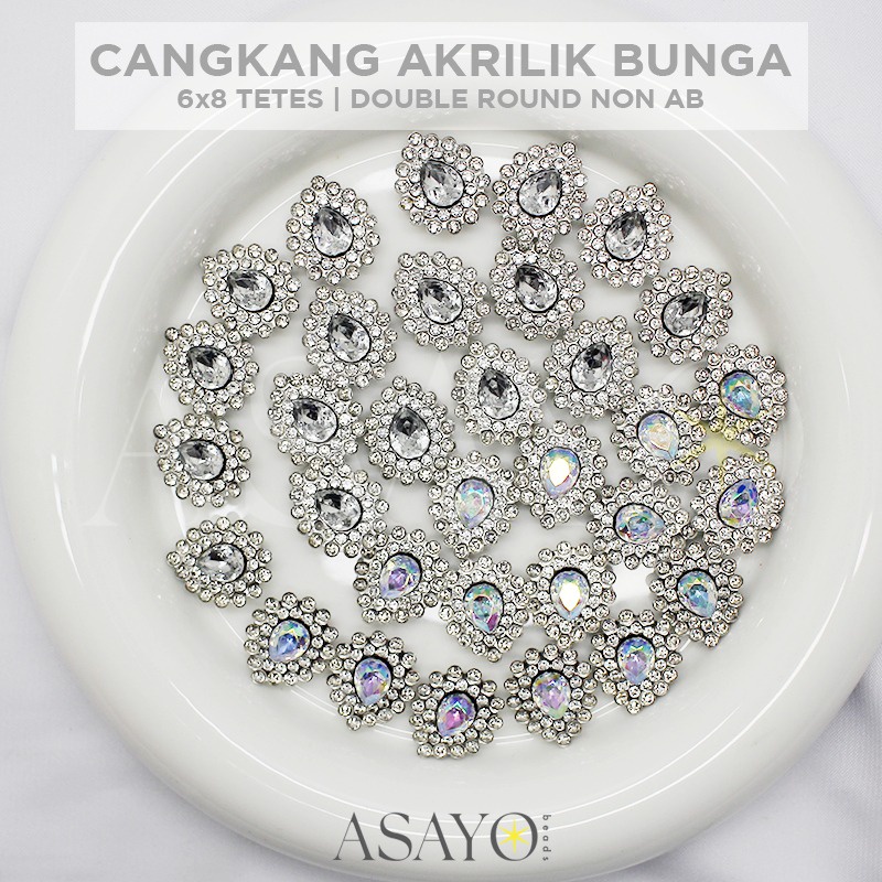 Jual Cangkang Bunga Tetes 6x8 2 Lingkaran India Motif Elegan CANGKANG ...