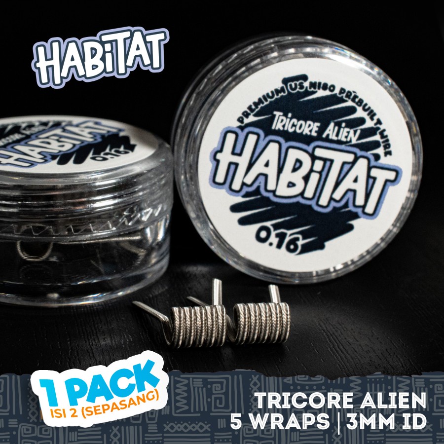 Jual Alien Coil | Tricore Alien | | US Ni80 PREMIUM | Habitat Prebuilt ...