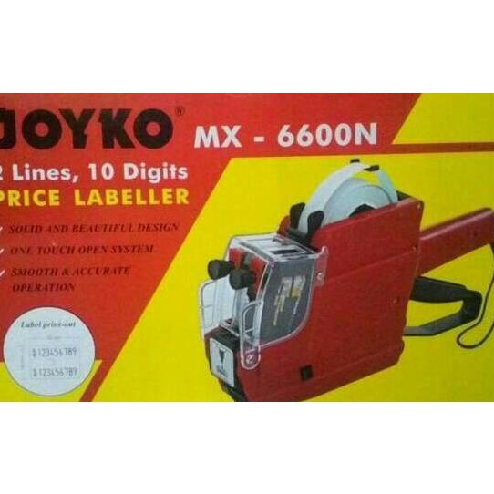 Jual Paket Joyko Mx-6600N (Angka,Angka) - Alat Label Harga / Price ...