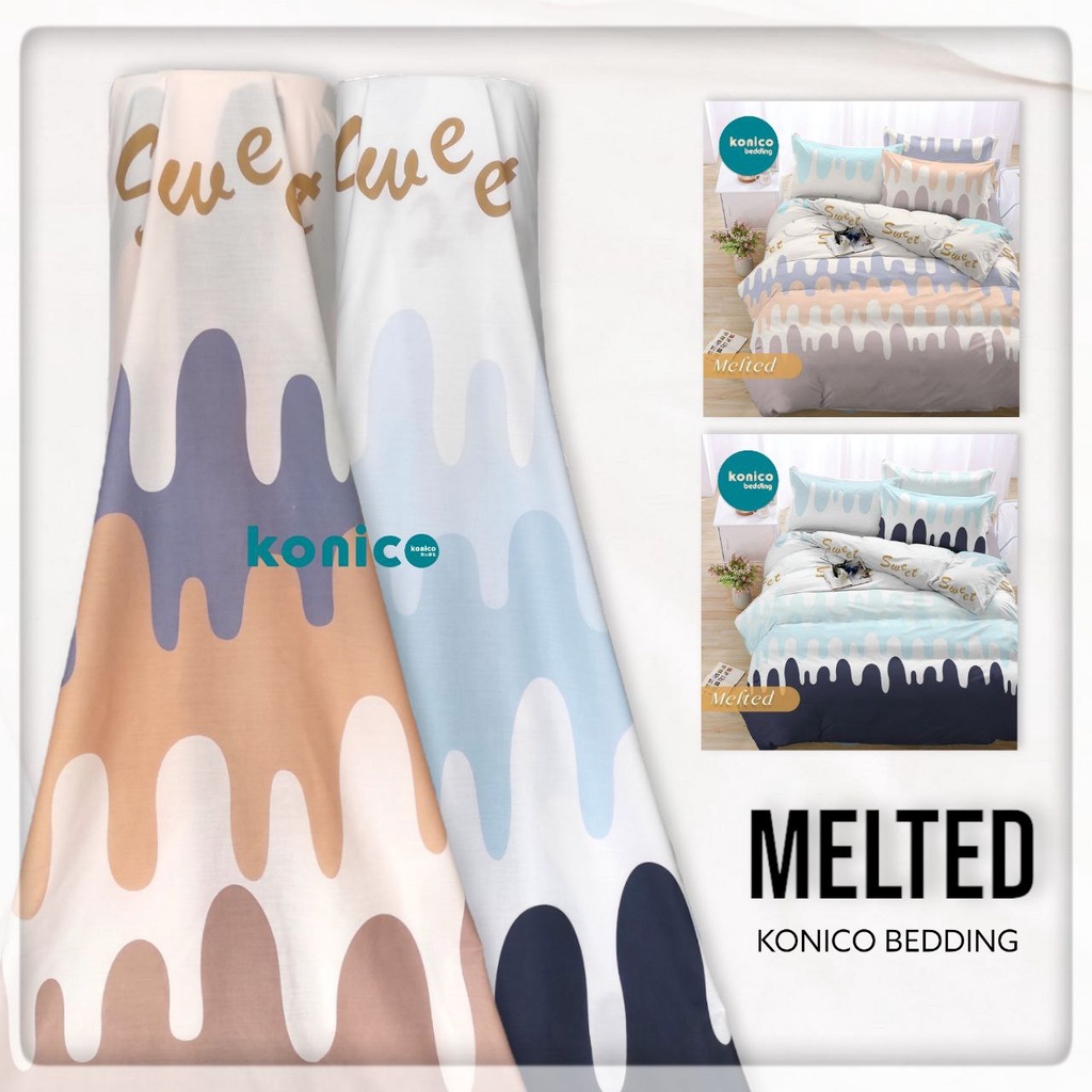 Jual KONICO kain Katun sprei Meteran Motif MINIMALIS MELTED Tabur Star Esra GROW Catra ELBHE ...