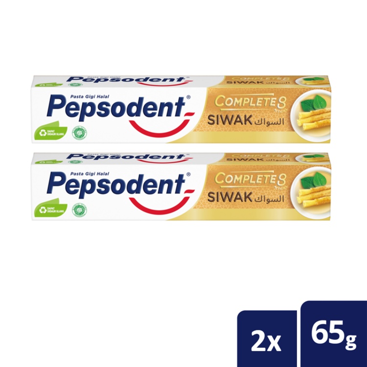 Jual Pepsodent Pasta Gigi Complete 8 Siwak Anticavity And Fresh Halal ...