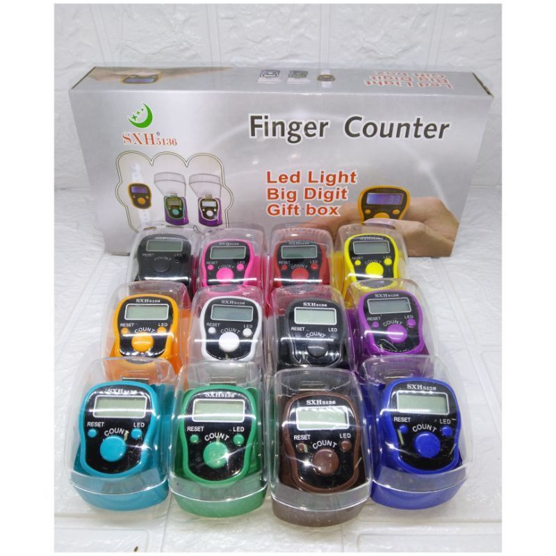 Jual Alat hitung digital Tasbih/Tasbih Digital Dengan Alaram Dan Led ...