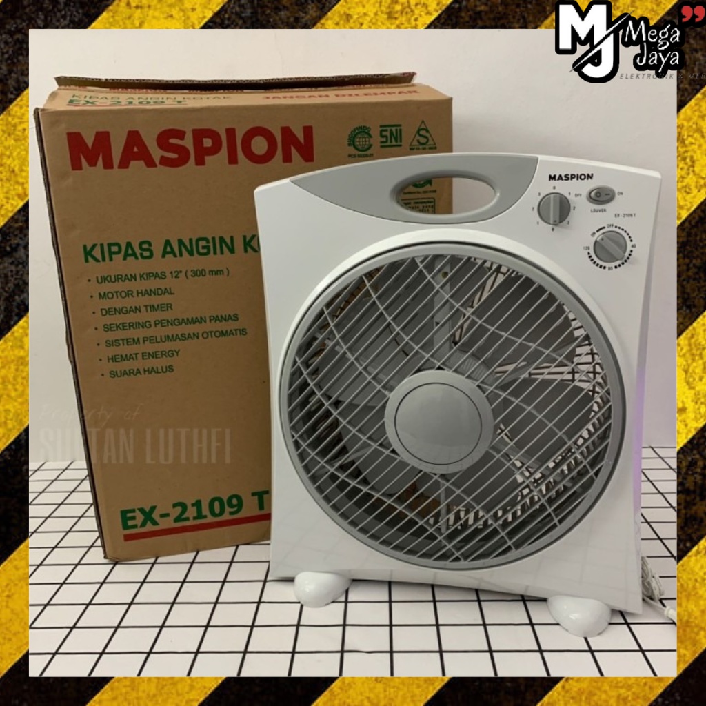 Jual BOX FAN MASPION EX-2109T 12 INCH / KIPAS ANGIN KOTAK MASPION 2109T ...