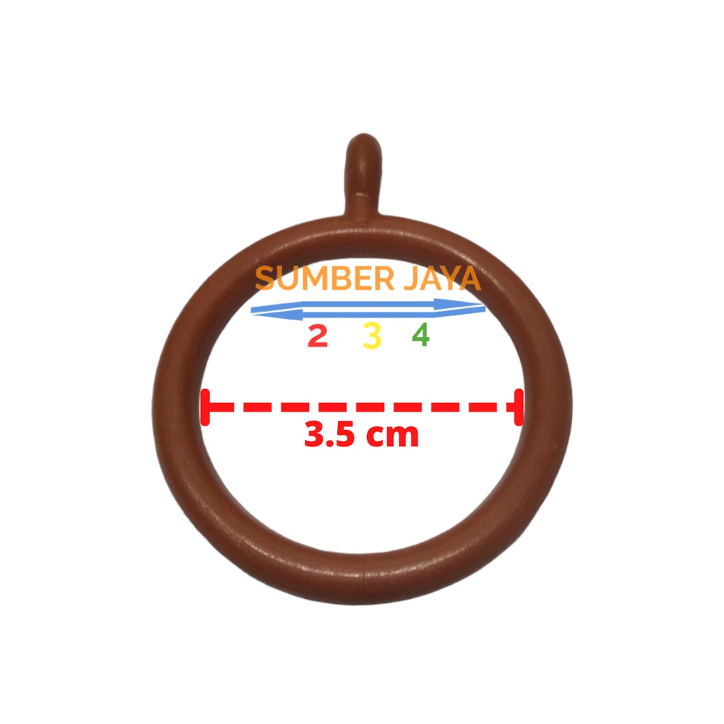 Jual RING PIPA GORDEN CANTOLAN PIPA 3,5 CM COKLAT SUSU | Shopee Indonesia