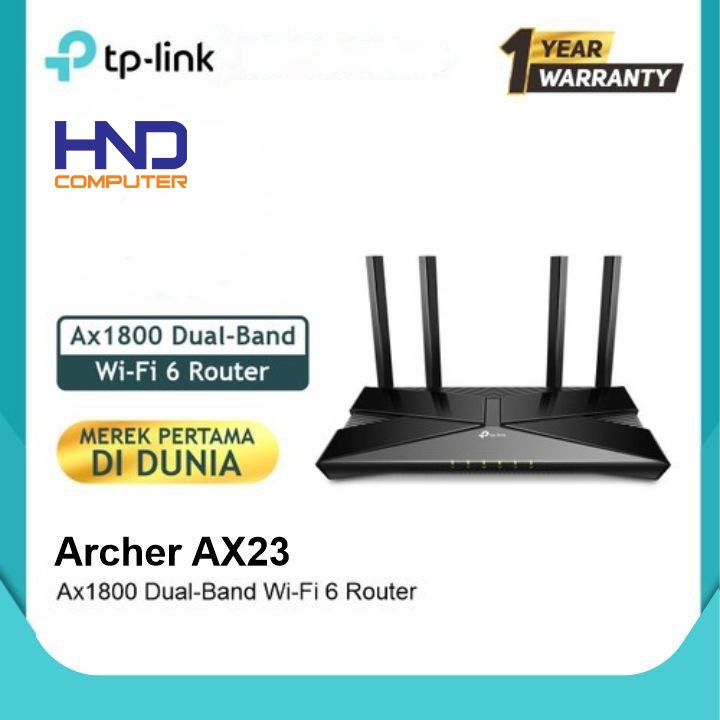 Jual TP-LINK Archer AX23 AX1800 Dual-Band Wi-Fi 6 Router | Shopee Indonesia