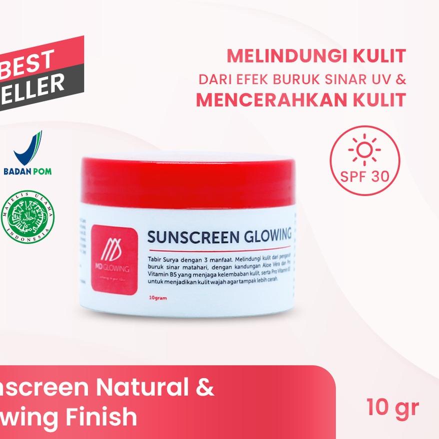 Jual ☝ MD Glowing Sunscreen Glowing (Sun Protection // Sun Block ...