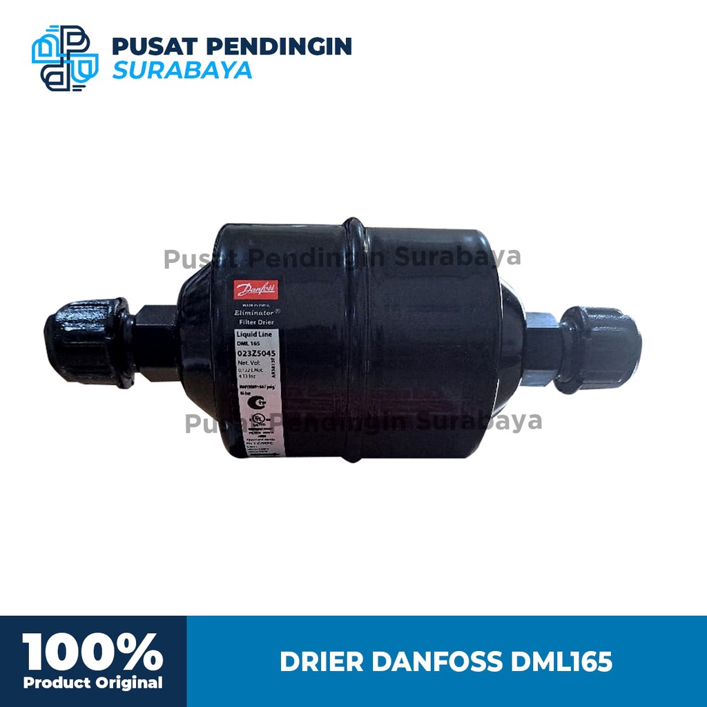 Jual Filter Drier Danfoss DML165 - Eliminator filter drier Danfoss DML ...