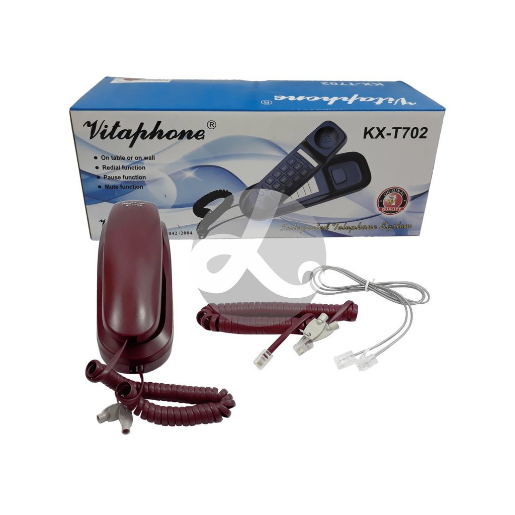 Jual Telp Rumah Telepon Kantor Telephone Hotel Telpon VITAPHONE 702 KX ...