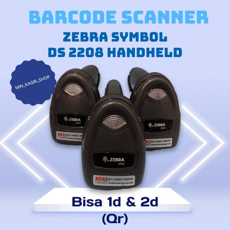 Jual BARCODE SCANNER 1D & 2D ZEBRA SYMBOL DS 2208 HANDHELD | Shopee ...