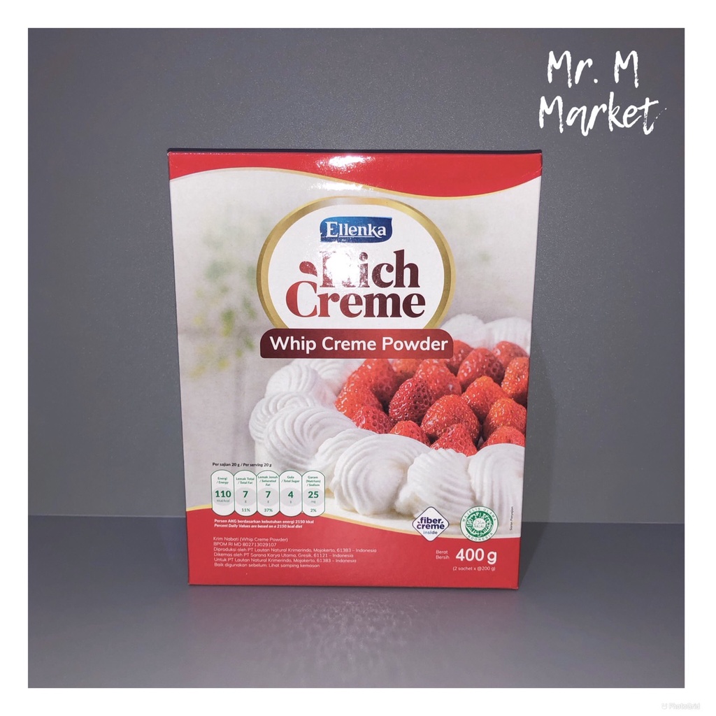 Jual Rich Creme 400 gr - Creamer / Whip Cream / Whipping Cream Sehat ...