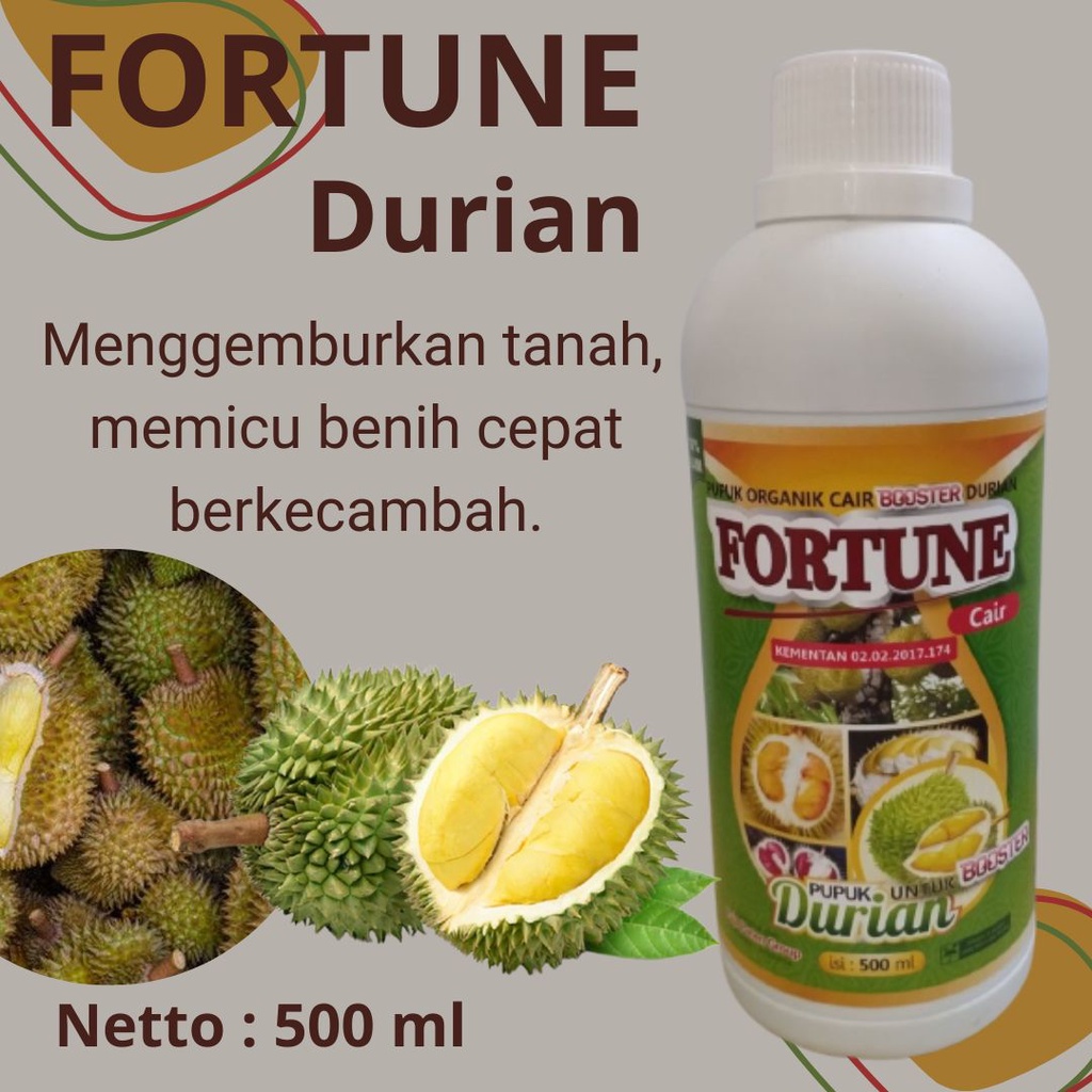 Jual Pupuk Durian, Pupuk Durian Agar Cepat Berbuah 500 ml | Shopee Indonesia