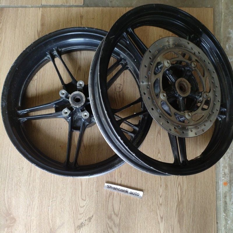 Jual velg set depan belakang r15 old v1, v2 original copotan | Shopee ...