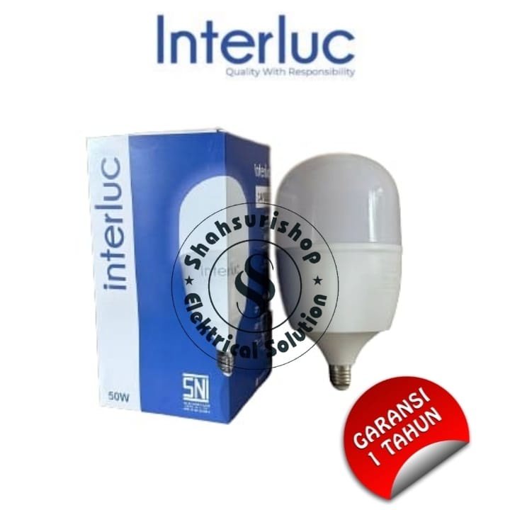 Jual INTERLUC LAMPU LED CAPSULE JUMBO T BULB 50 WATT MURAH BERGARANSI | Shopee Indonesia