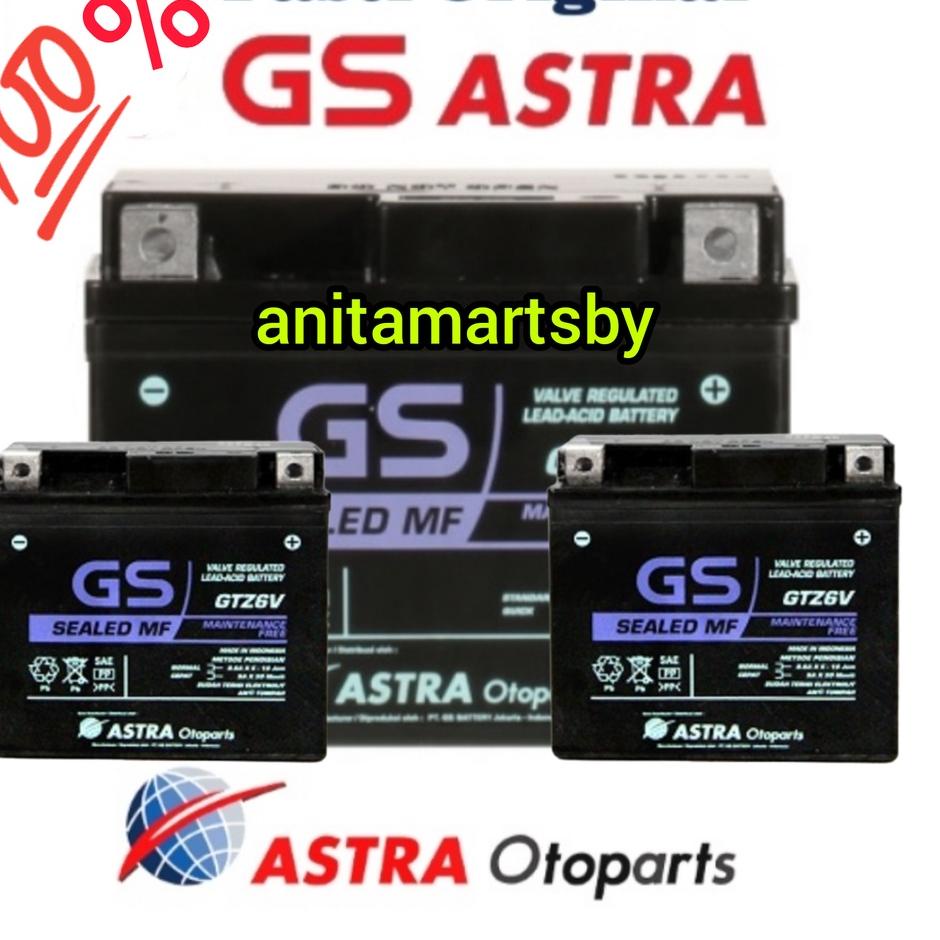 Jual Promo Aki / Accu - Gs Gstra Mf Gtz6v ( Vario fi 125 /150 pcx ...
