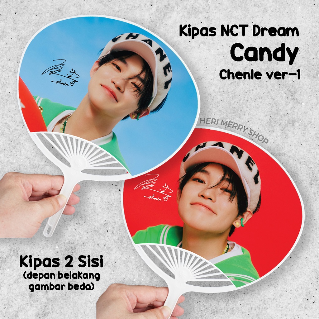 Jual Kipas NCT Dream Candy - Merchandise KPOP Hand fan Unofficial Kipas ...